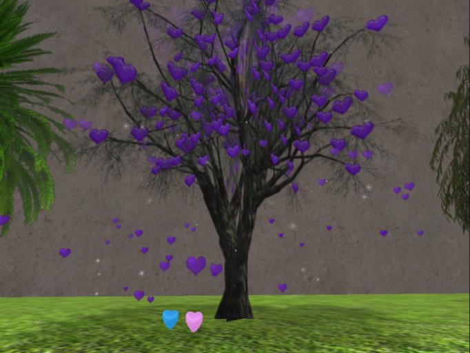 Second Life Marketplace - Cupid Tree (DEEP PURPLE) with Bonus Cuddle ...