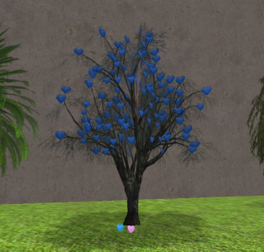 Second Life Marketplace - Cupid Tree (BLUE) with Bonus Cuddle Animation