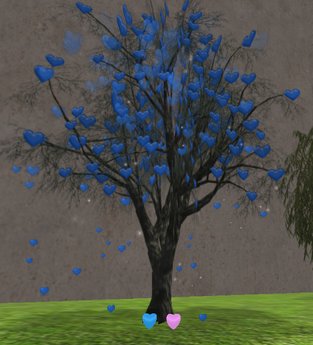 Second Life Marketplace - Cupid Tree (BLUE) with Bonus Cuddle Animation