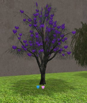 Second Life Marketplace - Cupid Tree (DEEP PURPLE) with Bonus Cuddle ...