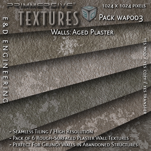 Second Life Marketplace - [WAP003] 6 1024px Rough-Surfaced Peeling ...