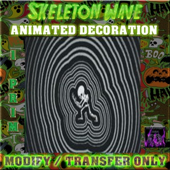 Second Life Marketplace - BBD - Skeleton Wave (Animated Decoration/Gift)