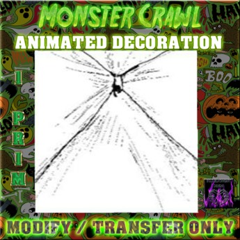 Second Life Marketplace - BBD - Monster Crawl (Animated Decoration/Gift)