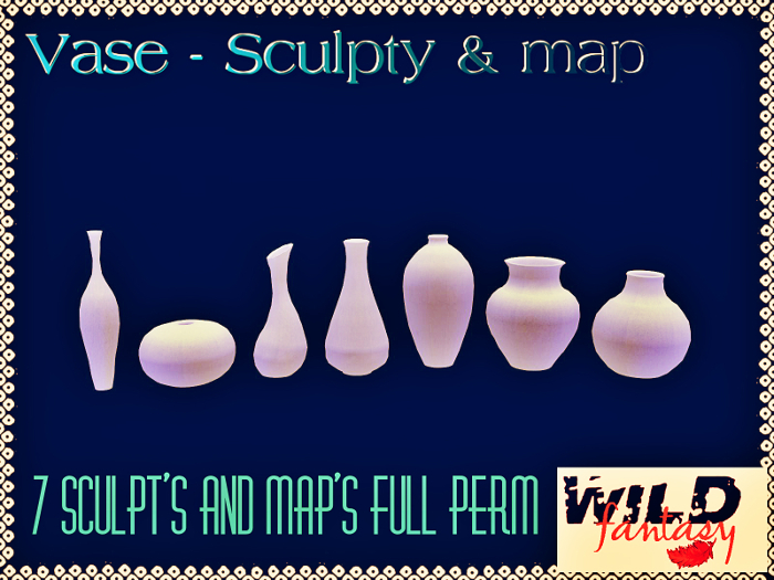 Second Life Marketplace - Vase Sculpyt & Map