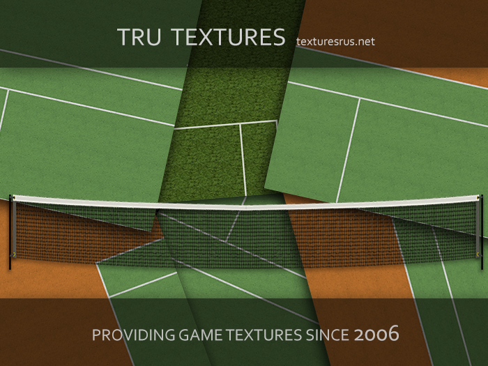 Second Life Marketplace - 11724:CM 27 x Tennis Court Texture Set - 512 ...