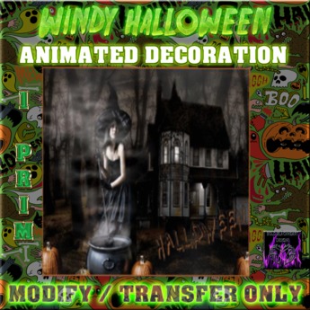 Second Life Marketplace - BBD - Windy Halloween (Animated Decoration/Gift)