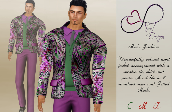 Second Life Marketplace - Soul Designs Justin Suit