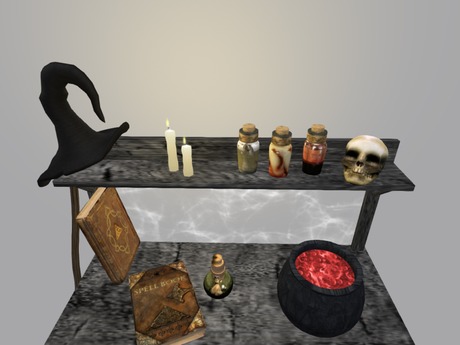 Second Life Marketplace - {jb} Witch's Work Table
