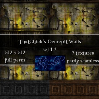 Second Life Marketplace - ~tc~ Decrepit Walls 1.7