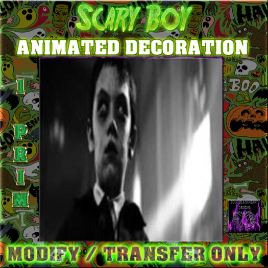 Second Life Marketplace - BBD - Scary Boy (Animated Decoration/Gift)