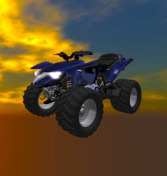 Second Life Marketplace - Four wheeler. Drift City Quad.