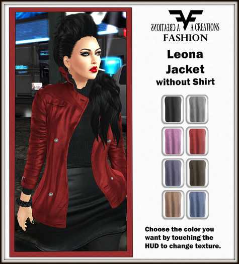Second Life Marketplace - ::FAC:: Leona Jacket without Shirt