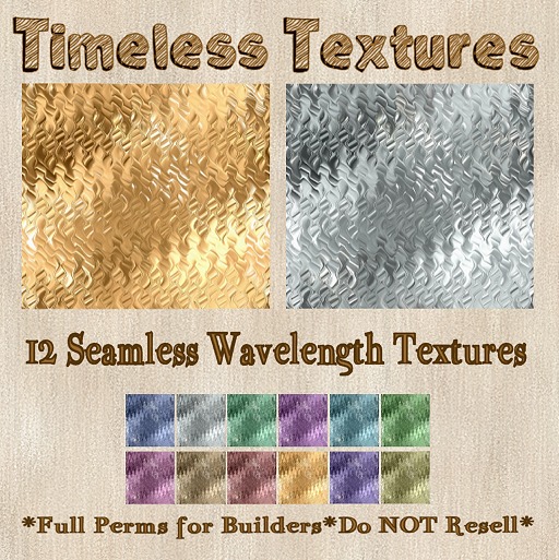 Second Life Marketplace - 12 Seamless Wavelength Timeless Textures