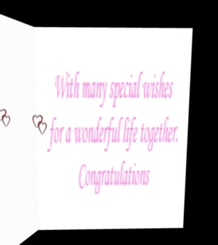 Second Life Marketplace - Canny Cards - Wedding Card - Celebrating