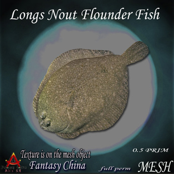Second Life Marketplace - Fantasy China Mesh Longs Nout Flounder Fish ...