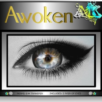 Second Life Marketplace - Awoken [2-Pack Eyes]