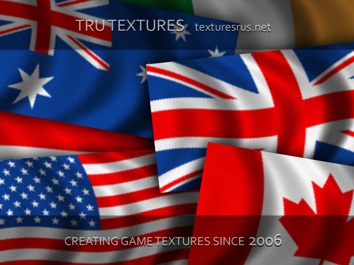 Second Life Marketplace - 11465: July 09 - 33 x Country Creased Flag ...