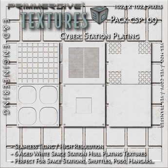 Second Life Marketplace - E&D ENGINEERING: Textures - Cyber Station ...
