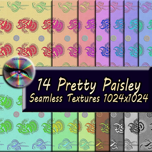 Second Life Marketplace - 14 Petty PaisleyTextures