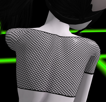 Second Life Marketplace - Fishnet Half-Top (Texture Mod)