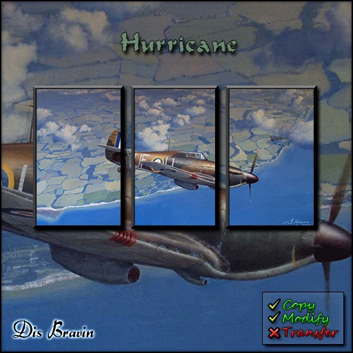 Second Life Marketplace - DB: Hurricane Wall Art