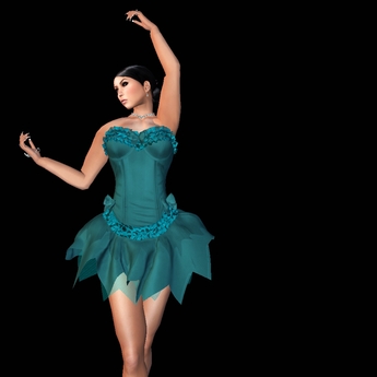 Second Life Marketplace - .:JIM:. Burlesque Tutu Mesh Dress 5 Textures ...