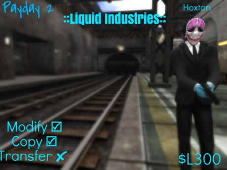 Second Life Marketplace - ::Liquid Industries:: Hoxton's Mask