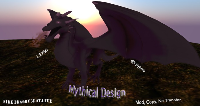 Second Life Marketplace - MD Fire dragon