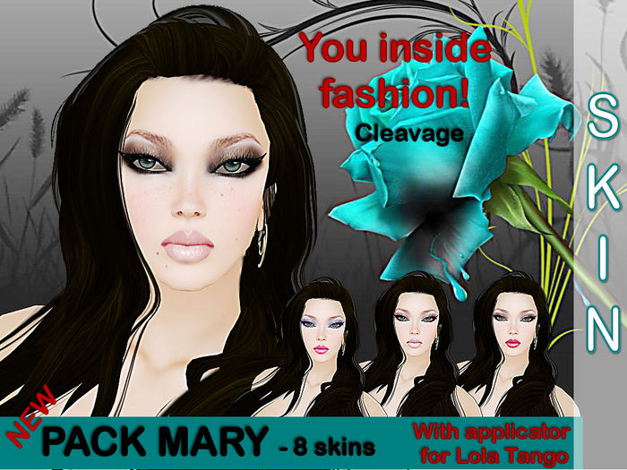 Second Life Marketplace - *ZStore* PACK SKIN MARY -8 skins Cleav ...