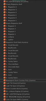 Second Life Marketplace - Newsagent store counter - 500 items - 8 prims ...