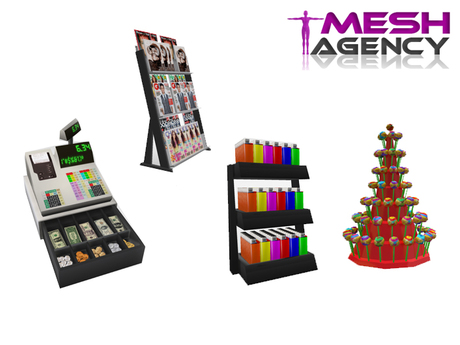 Second Life Marketplace - Newsagent store counter - 500 items - 8 prims ...