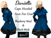 Second Life Marketplace - [ASHBURY] Daniella Cape Coats Faux Fur ...