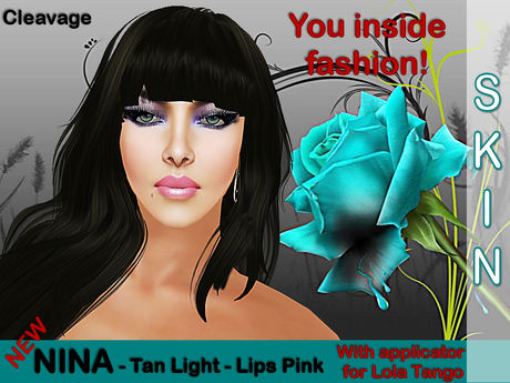 Second Life Marketplace - *ZStore* SKIN NINA - Tan Light - Lip Pink ...