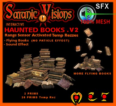 Second Life Marketplace - Haunted Books v2