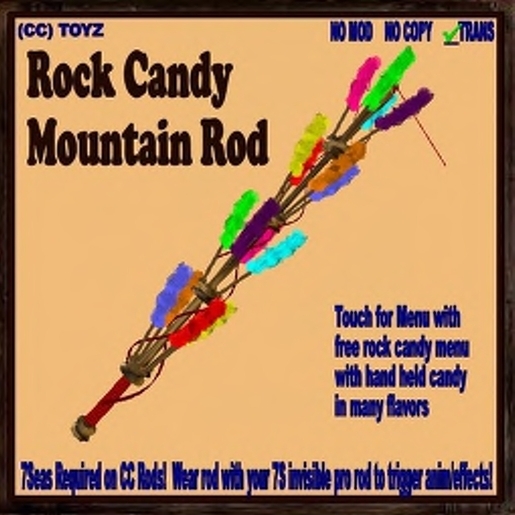 Second Life Marketplace - (CC) Select Rod: Rock Candy Mountain Rod ...