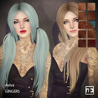 Second Life Marketplace - TRUTH HAIR Aviva (Mesh Hair) - gingers