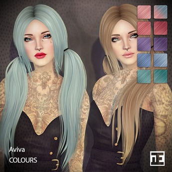 Second Life Marketplace - TRUTH HAIR Aviva (Mesh Hair) - colours