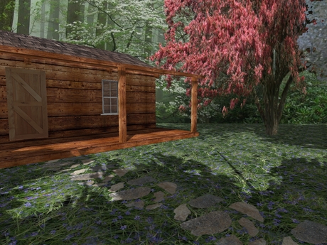 Second Life Marketplace - Rustic One Room Cabin with 4 Seasons ...