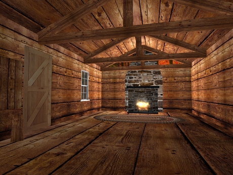 Second Life Marketplace - Rustic One Room Cabin with 4 Seasons ...