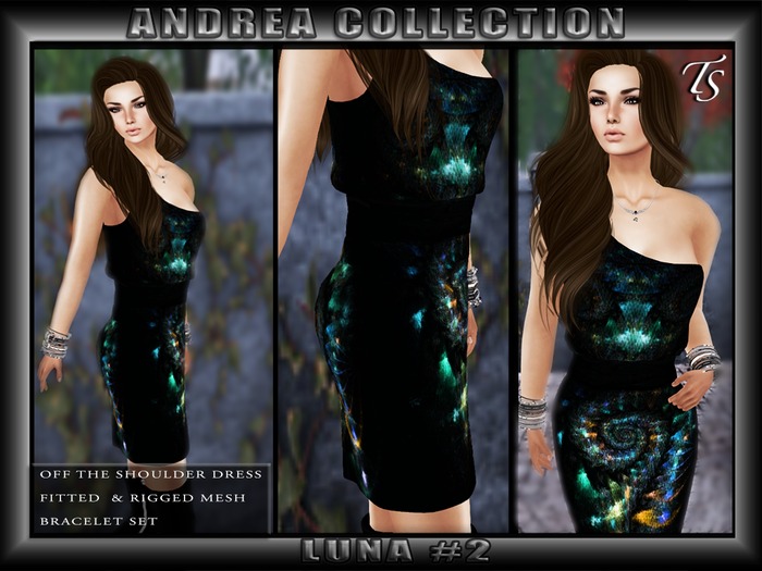 Second Life Marketplace - TS-Dress-Andrea-Luna#2