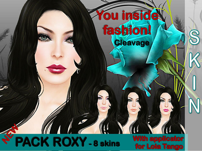 Second Life Marketplace - *ZStore* PACK SKIN ROXY - 8 skins Cleav ...
