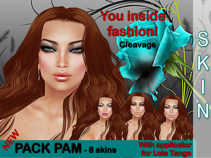 Second Life Marketplace - *ZStore* PACK SKIN PAM - 8 skins Cleav ...