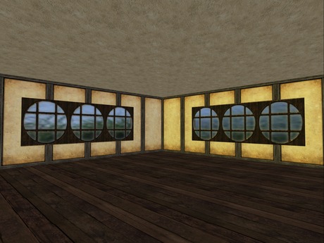 Second Life Marketplace - BOXED TINY COTTAGE LOG ROUND WINDOWS