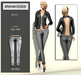 Second Life Marketplace - Braham Design Arven Gray Pants Mesh