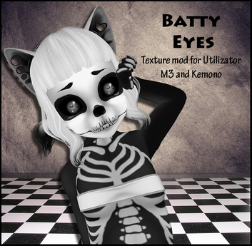 Second Life Marketplace - ::Zee Kat:: Batty Eyes for M3/Kemono
