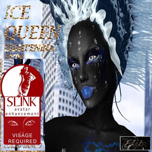 Second Life Marketplace - Elite Skins*.Ice Queen Lightening SLINK ...