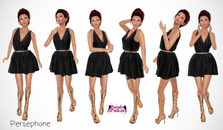 Second Life Marketplace - PURPLE POSES PERSEPHONE - Model Poses