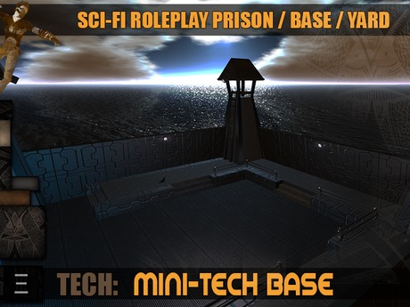 Second Life Marketplace - Tech Series | Prison/Yard/Base with Force ...