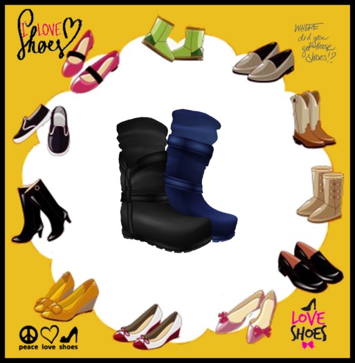 Second Life Marketplace - HFO Wynter Ugg Boots 14 Texture Change