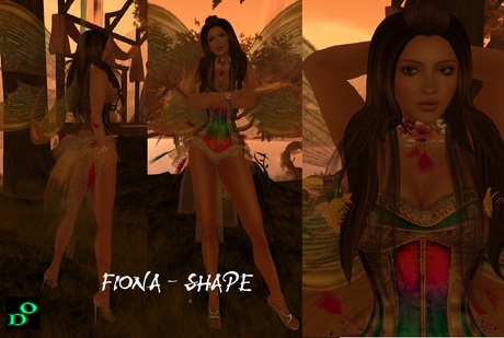 Second Life Marketplace - *PROMO* Obsidian Dreamers - Fiona Shape